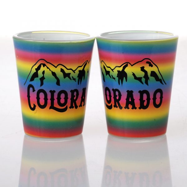 Colorado Gifts - Rainbow Shot Glass #1738C